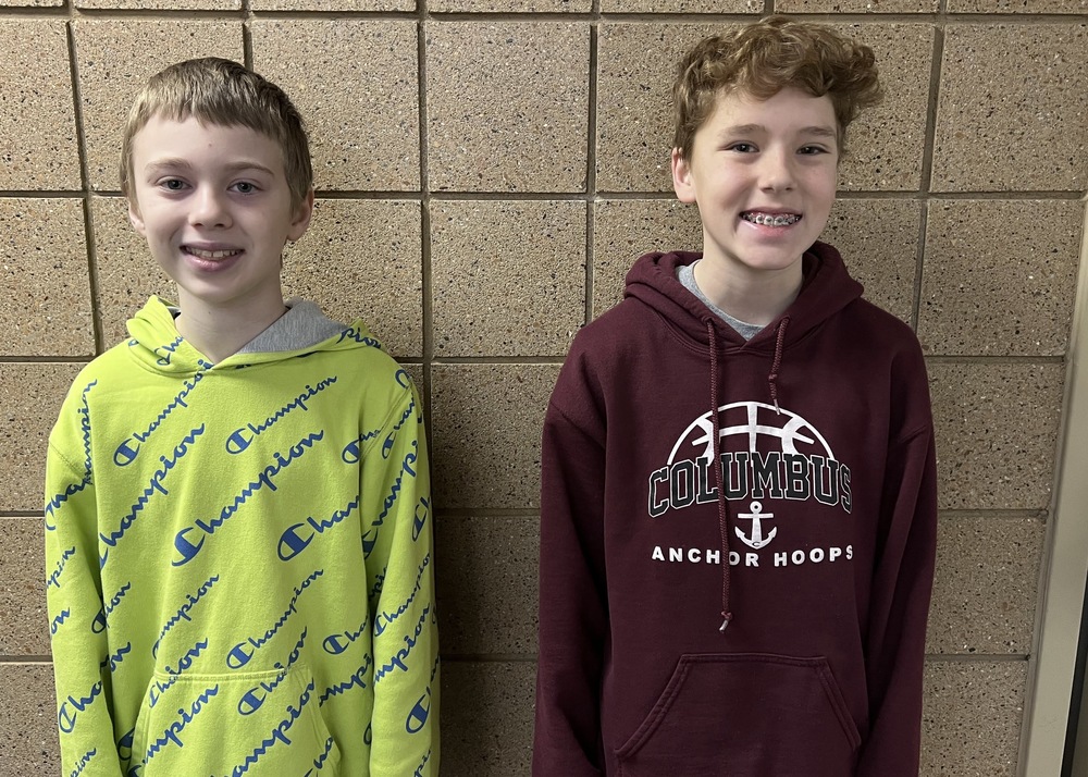 Mar 20 - 6th Grade Students of the Week | Columbus Middle School